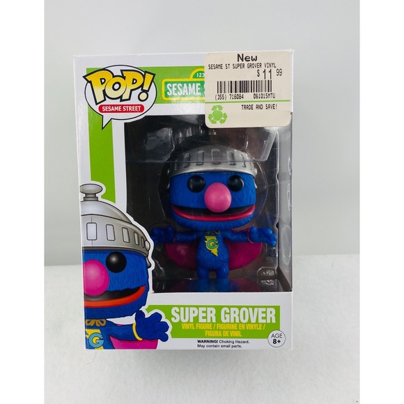 Funko | Toys | Funko Pop Sesame Street Super Grover | Poshmark